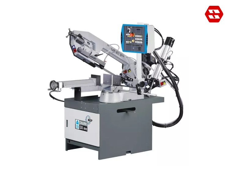 Semi Automatic Bandsaw Machine SHARK 281 SXI EVO MEP - SAWING